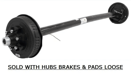 6K COMPLETE AXLE ASSEMBLY